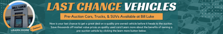 Clearance Vehicles | Bill Luke Marana