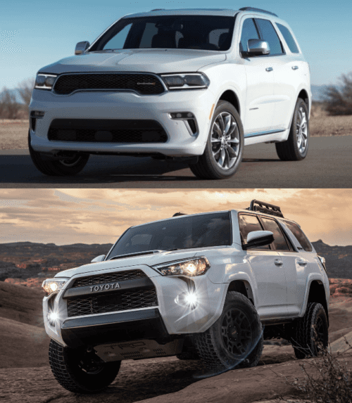 2021 Toyota 4Runner vs 2021 Dodge Durango: Which Mid-size SUV is Better?