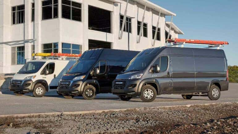 Array of Ram ProMaster Body Styles | Cape Coral Chrysler Dodge Jeep Ram