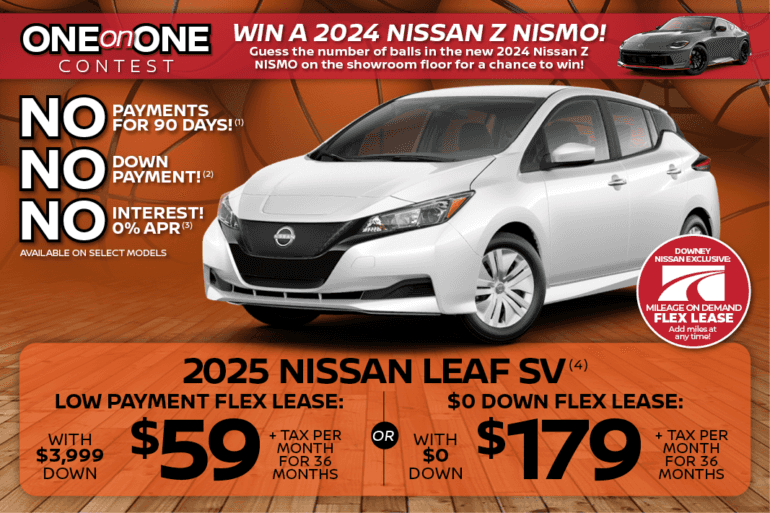 Nissan Lease Specials Near Norwalk | Nissan Car Deals Downey
