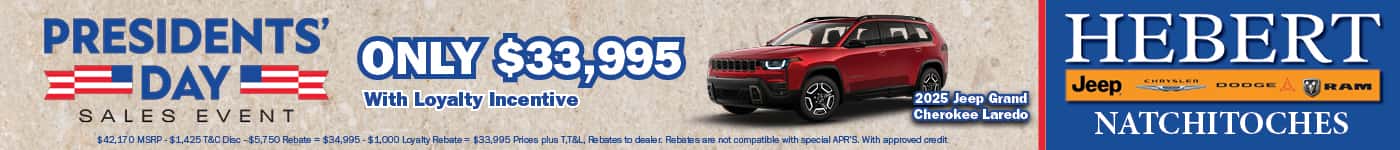 Chrysler Dodge Jeep Ram Dealer in Natchitoches | Hebert Jeep Chrysler ...