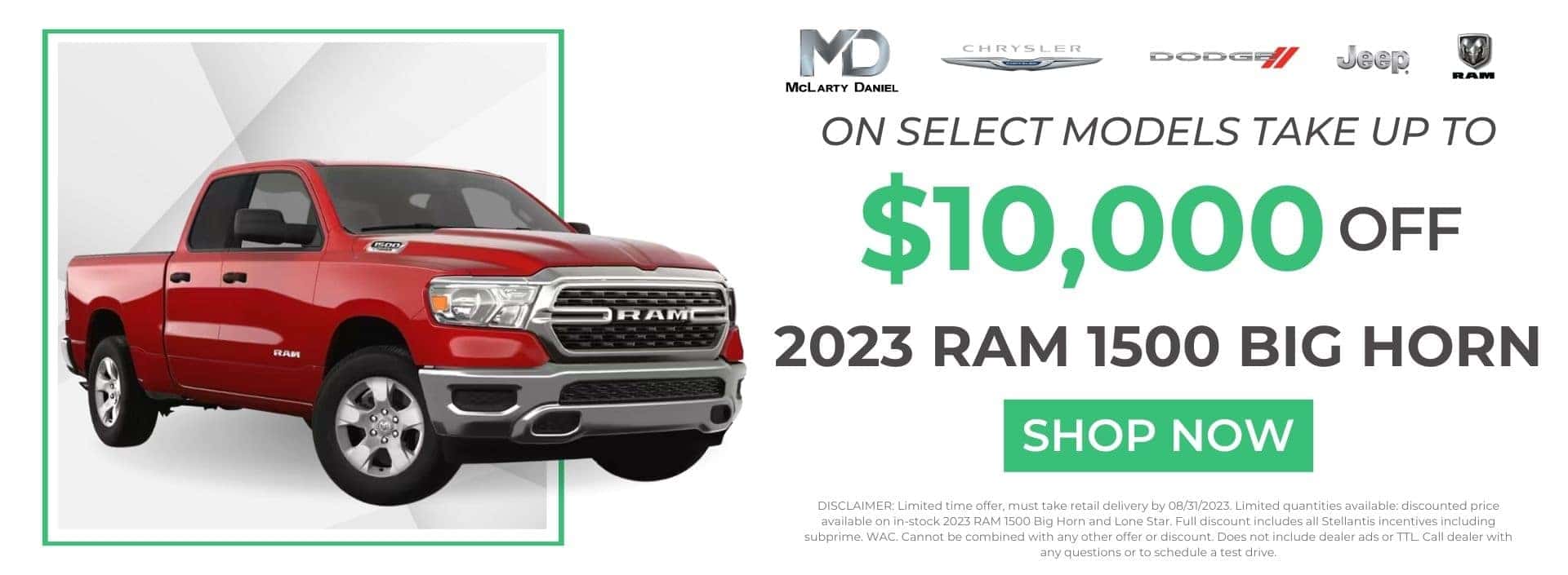 McLarty Daniel Chrysler Dodge Jeep RAM | CDJR Dealer in Bentonville, AR