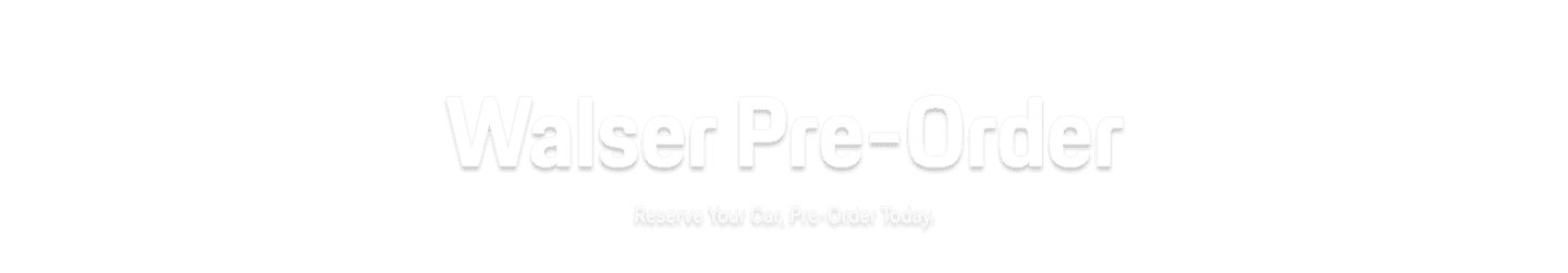 Walser Pre-Order - Porsche Wichita